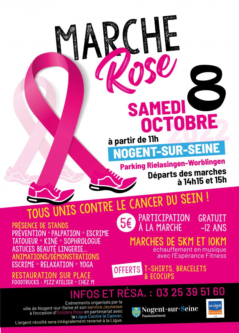 Octobre Rose - Marche Rose 2022 | Ville de Nogent-Sur-Seine Octobre Rose - Marche Rose 2022 | Ville de Nogent-Sur-Seine